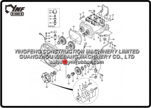 Quality Hitachi Excavator Spare Parts EX200-5 EX200-5 200LC-5 210H-5 210LCH-5 Pump Pump for sale
