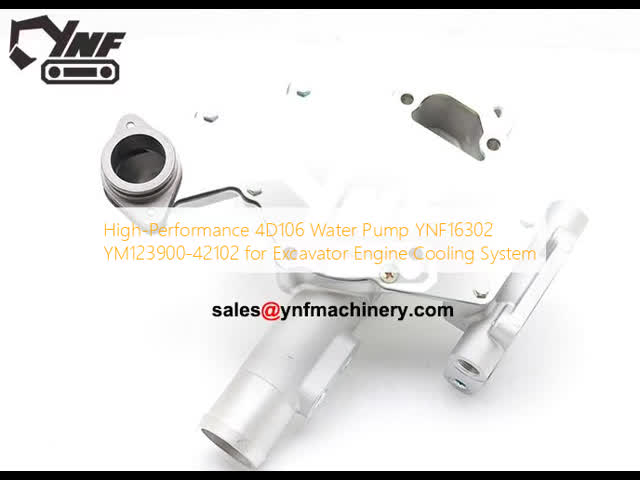 Pompa acqua 4D106 ad alte prestazioni YNF16302 YM123900-42102 per sistema di raffreddamento motore escavatore