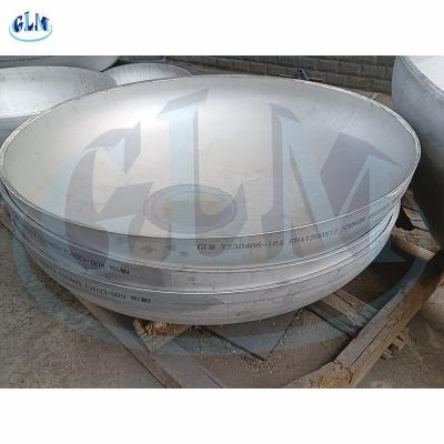 China Espessura principal elíptica do diâmetro 12mm da extremidade 1200mm do prato S30408 for sale