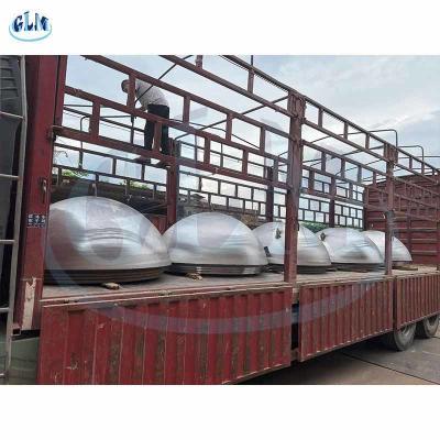 China 304/304L Stainless Steel Hemispherical Head With Diameter 3500mm Head for sale
