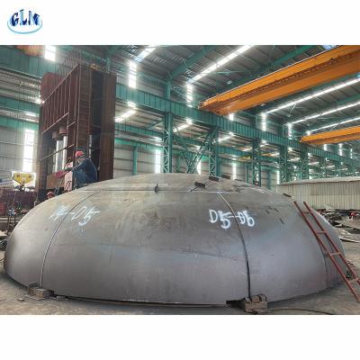 China 7000mm Diameter ASME Stamping Segmented Tank Heads For Vessels Or Tanks for sale