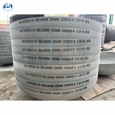 China S30408 Stainless Steel Elliptical Tank Heads 1200mm Diameter 18mm Thickness for sale