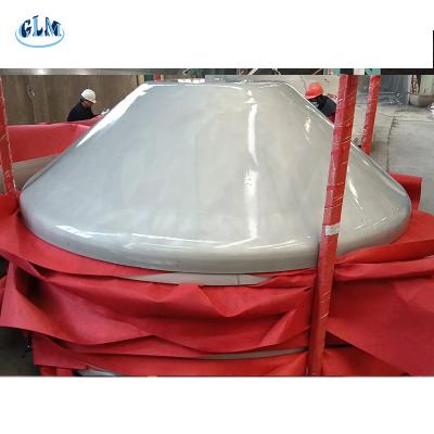 China Stainless Steel Conical Tank Heads, Dished bottom for tank for sale