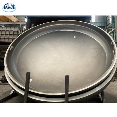 Cina Testata ellittica bombata per caldaia personalizzata, materiale acciaio al carbonio, rapporto di riduzione circa il 10% in vendita