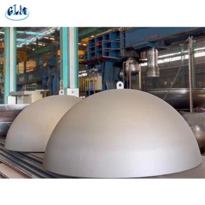 China High Temperature Hemispherical Tank Heads for Pressure Vessels with 89-10000mm Diameter Range for sale