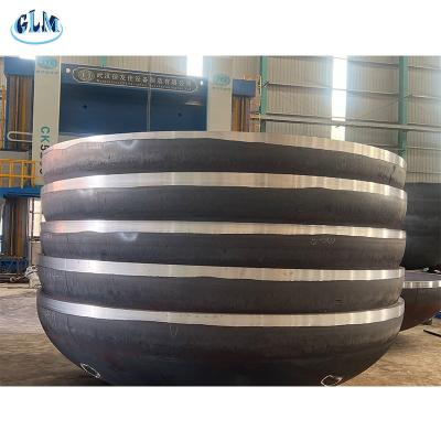 China Elliptical Dish Head with UT Inspection and 10% Reduction Ratio for Heavy Pressure Vessels up to 10000mm for sale