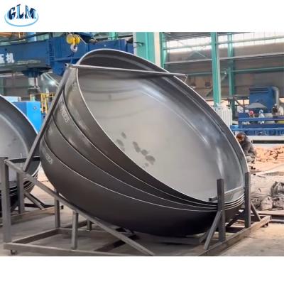 China Carbon Steel Elliptical-Dish-Head Customized Specifications Industrial Pressure Vessel Component for Tank Fabrication for sale