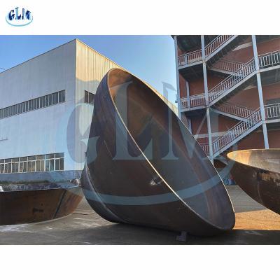 China Carbon Steel Cones Head Pipe End Caps For Pressure Vessel for sale
