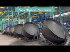 5372 de Semi Elliptische Hoofden van het diameterKoolstofstaal voor Shell And Tube Heat Exchangers