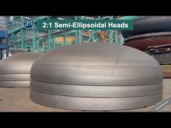SA 516 Gr.60N+SS316L Clad plate  2:1 Ellipsoidal Dish Ends