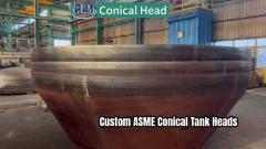 Custom Large Carbon Steel Conical Head For Pressure Vessels & Silos