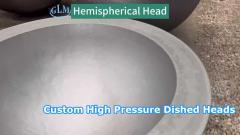 Large heavy hemispherical heads for high‑pressure vessels
