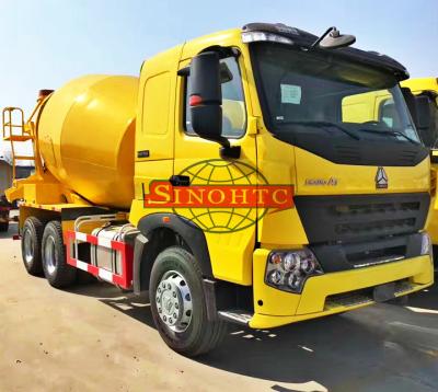 Cina potenza del motore 336/371hp di serie della cabina del volume HOWO A7 del camion 9m3 del miscelatore di cemento 6x4 in vendita