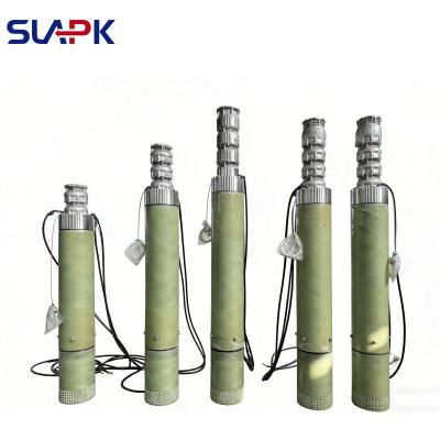 China Vertical Stainless Steel Submersible Pump High Pressure Outlet Size 8 Inch 10 Inch 12 Inch 16 Inch Water Transfer Solution for sale