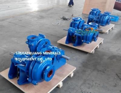 Cina Più piccolo modello della pompa resistente dei residui utilizzata per la filtropressa di scarico del mulino con le ventole dure chiuse del metallo in vendita