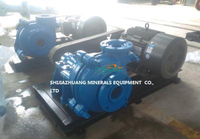 Cina Pompa con comando a motore elettrica dei residui per i solidi resistenti dei fanghi delle parti incastrata di un mattone in aggetto per i minerali metalliferi estraenti in vendita