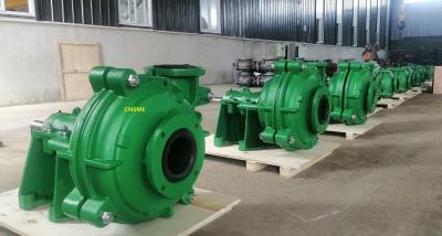 Chine Pompes rayées en caoutchouc centrifuges de boue de SHR/100D pour des industries minières à vendre
