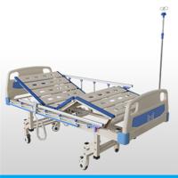 China Electric Hospital Bed 3 Functions 220kg Load Capacity 0-40 Degree Leg Lifting Angle for sale