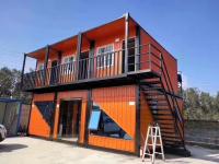 China Rock Wool Sandwich Panel Movable Container Home 50mm Thick Fireproof for sale