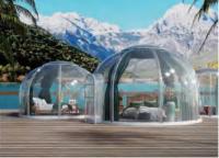 China Panoramic PC Bubble Geodesic Dome Tent 360 Degree Transparent for Ecological Park for sale