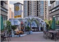 China Panoramic PC Bubble Geodesic Dome Tent 360 Degree Transparent for Ecological Park for sale