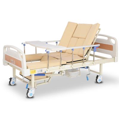 Cina Letto di ospedale manuale regolabile di cura indietro che alza i letti di stile dell'ospedale in vendita