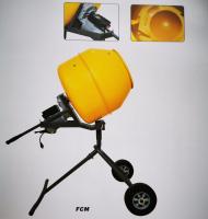 China 160L Portable Electric Mini Concrete Mixer 650W CE Certified Yellow Cement Mixer for sale