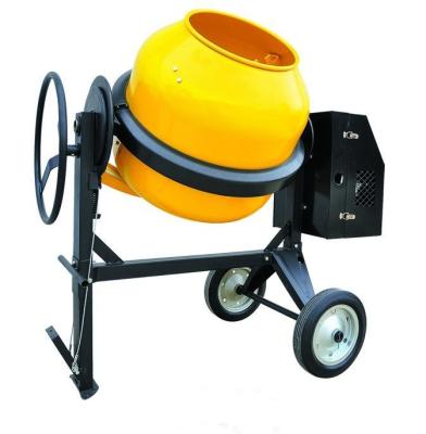 China Middelgrote Elektrische Gele Halfdroog van de Concrete Mixermachine 6.5HP Te koop