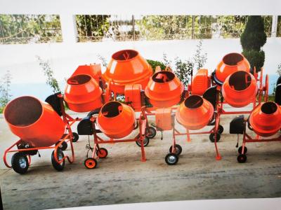 China Middelgrote Elektrische Gele Halfdroog van de Concrete Mixermachine 6.5HP Te koop