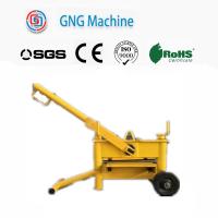 China Hand Press Manual Brick Cutter 3300mm Width CE Certified Brick Cutting Machine for sale
