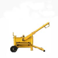 China Hand Press Manual Brick Cutter 3300mm Width CE Certified Brick Cutting Machine for sale