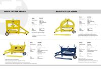 China Hand Press Manual Brick Cutter 3300mm Width CE Certified Brick Cutting Machine for sale