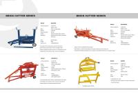 China Hand Press Manual Brick Cutter 3300mm Width CE Certified Brick Cutting Machine for sale