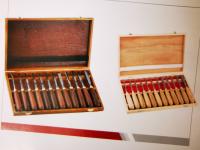 China 8 Piece HSS Wood Turning Tool Set 260mm Beech Handle Lathe Chisel Kit for sale