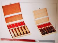 China 8 Piece HSS Wood Turning Tool Set 260mm Beech Handle Lathe Chisel Kit for sale