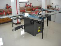 China Horizontal Panel Table Saw 16mm Bore 254mm Blade 3HP Wood Cutting Machine CE for sale