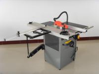 China Horizontal Panel Table Saw 16mm Bore 254mm Blade 3HP Wood Cutting Machine CE for sale