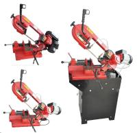 China GNG G5015 6 Inch Horizontal Metal Cutting Bandsaw 500W 4 Speed 0-45 Degree Swivel for sale