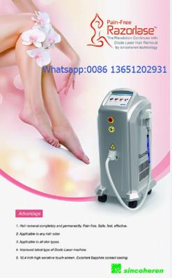 China CE approved 808nm Diode Laser Machine for Fast & Painless Hair Remvoal for sale