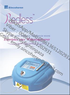 China 980nm Vascular removal laser Redless Beijing Sincoheren  Vascular Lesions Vbeam for sale