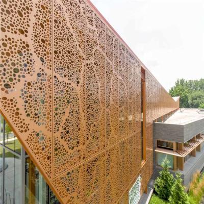 China Exterior Perforated Facade Cladding Panels ISO9001 Sound Absorption for sale