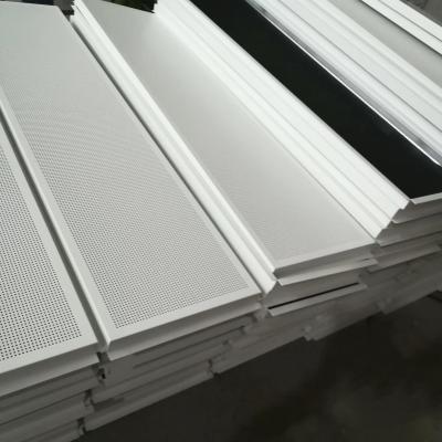 China 595x595mm Perforated Metal Ceiling Tiles Aluminum Lay In Ceiling for sale