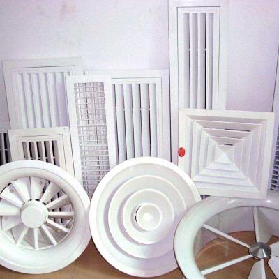 China 603x603mm Aluminum Metal Ceiling Long Strip Air Outlet Of Central Air Conditioner In Shopping Mall for sale