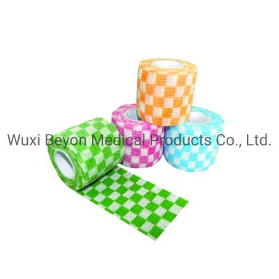 Cina 2.5 Cm OEM bendaggio coesivo bandaggio adesivo flessibile in vendita