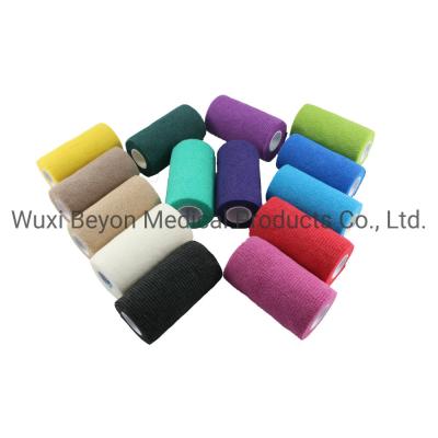 Cina 2.5 Cm OEM bendaggio coesivo bandaggio adesivo flessibile in vendita