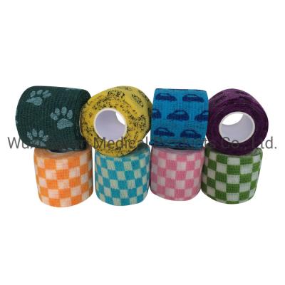 Cina Conformi OEM Cohesive Bandage Stampi Cohesive Self-Adhesive Wrap Vet in vendita