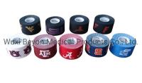 China Joints Mucles Protection Easy Tear Custom Printed Athletic Tape Private Logo Custom Pattern for sale