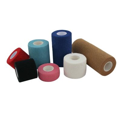 Cina Self Adherent Wrap Elastic Tape Bandage Coflex Vet Cohesive Wrap Animal Self Adhesive in vendita