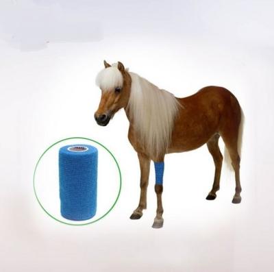 Cina Fixation Animal Healthcare Oem Cohesive Bandage Patterned Wrap Vet Flexible Self Adhesive in vendita
