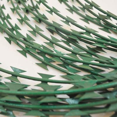 China Anti-rust razor blade barbed wire for sale/hot dipped galvanized for sale
